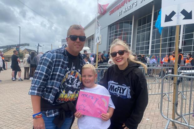 Fans queue from 9am ahead of McFly performance at St Mary's