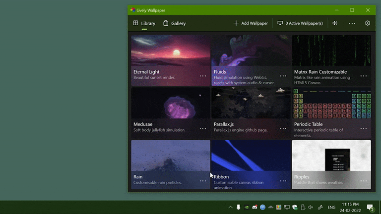 Lively Wallpaper : le fond d'écran animé gratuit et open source pour ...