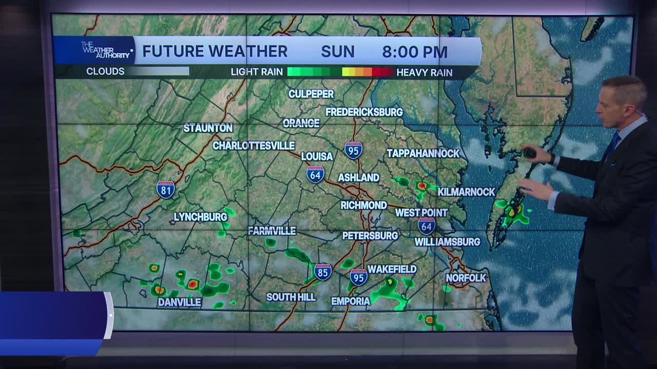 Hot and humid with scattered storms