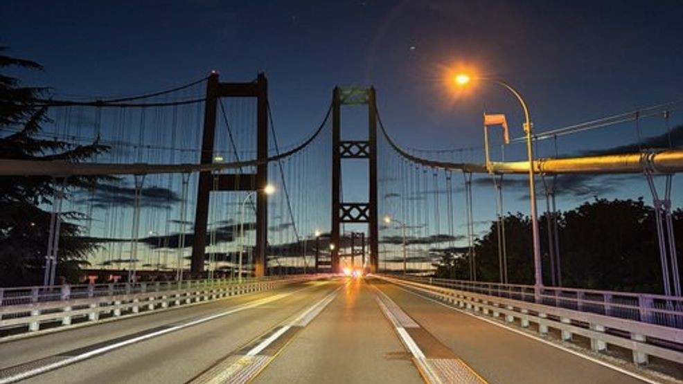 2 arrested after climbing Tacoma Narrows Bridge cables, blocking ...