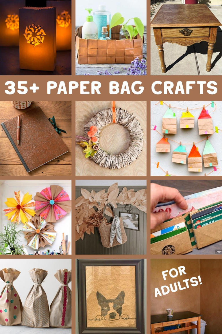 35+ paper bag crafts that are surprisingly stylish
