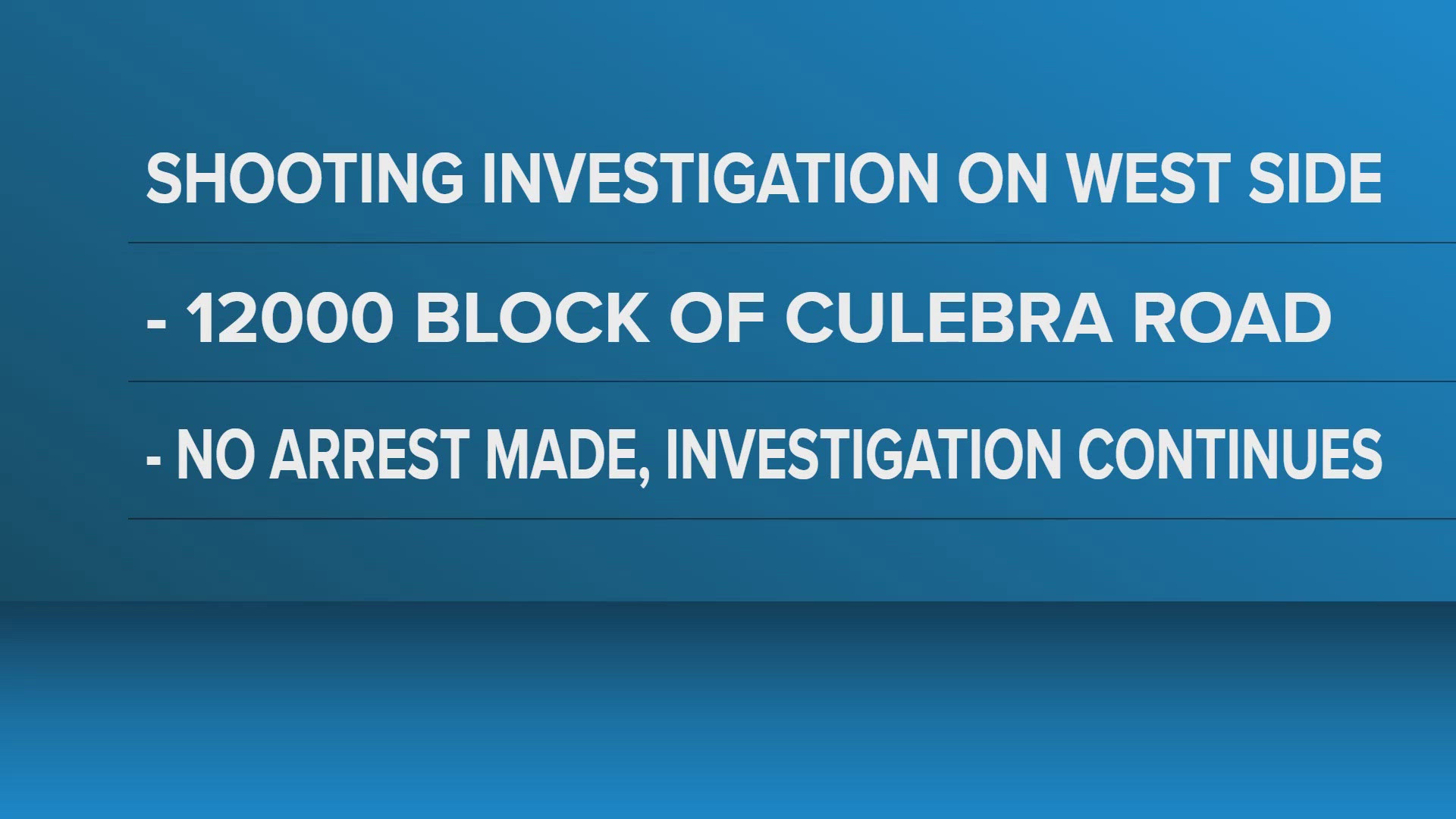 Man found shot in car off Culebra Road, SAPD says