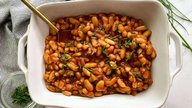 Shortcut baked beans recipe