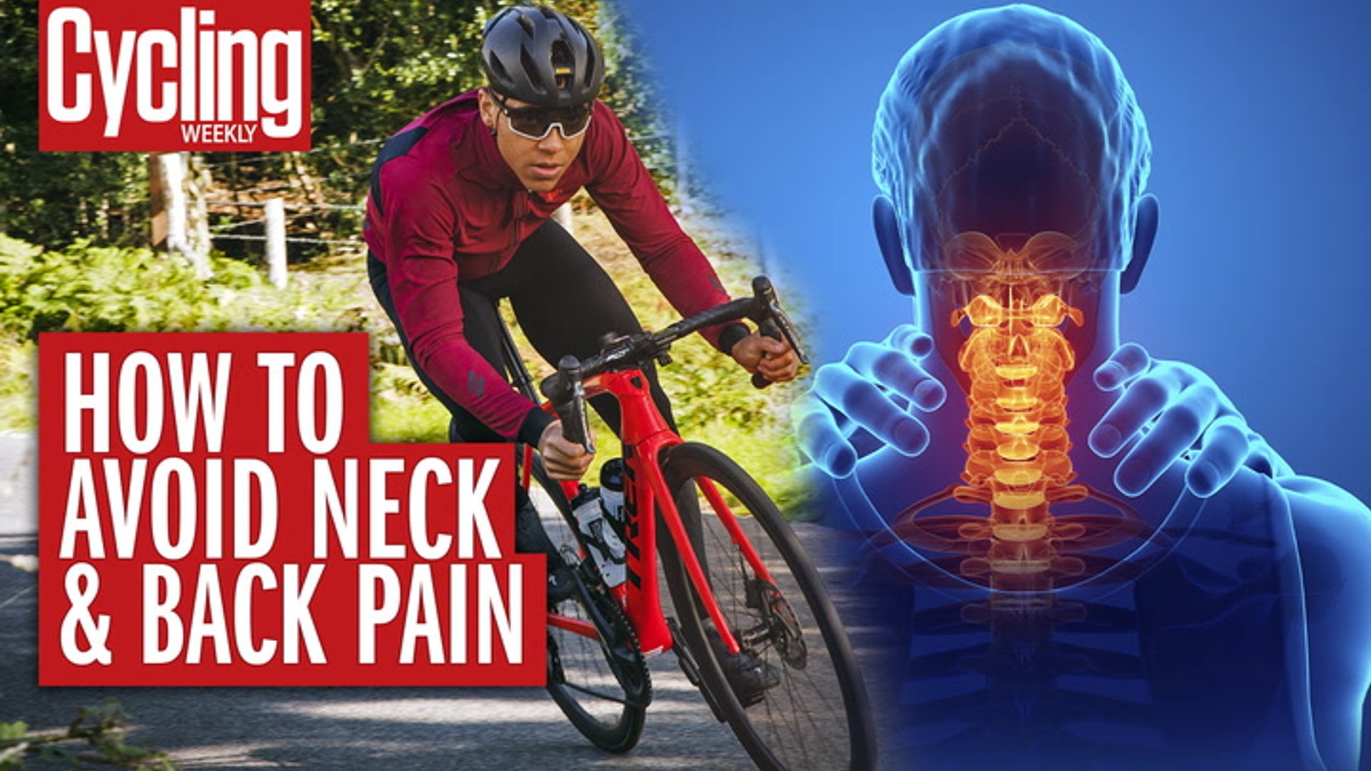 Neck pain while cycling