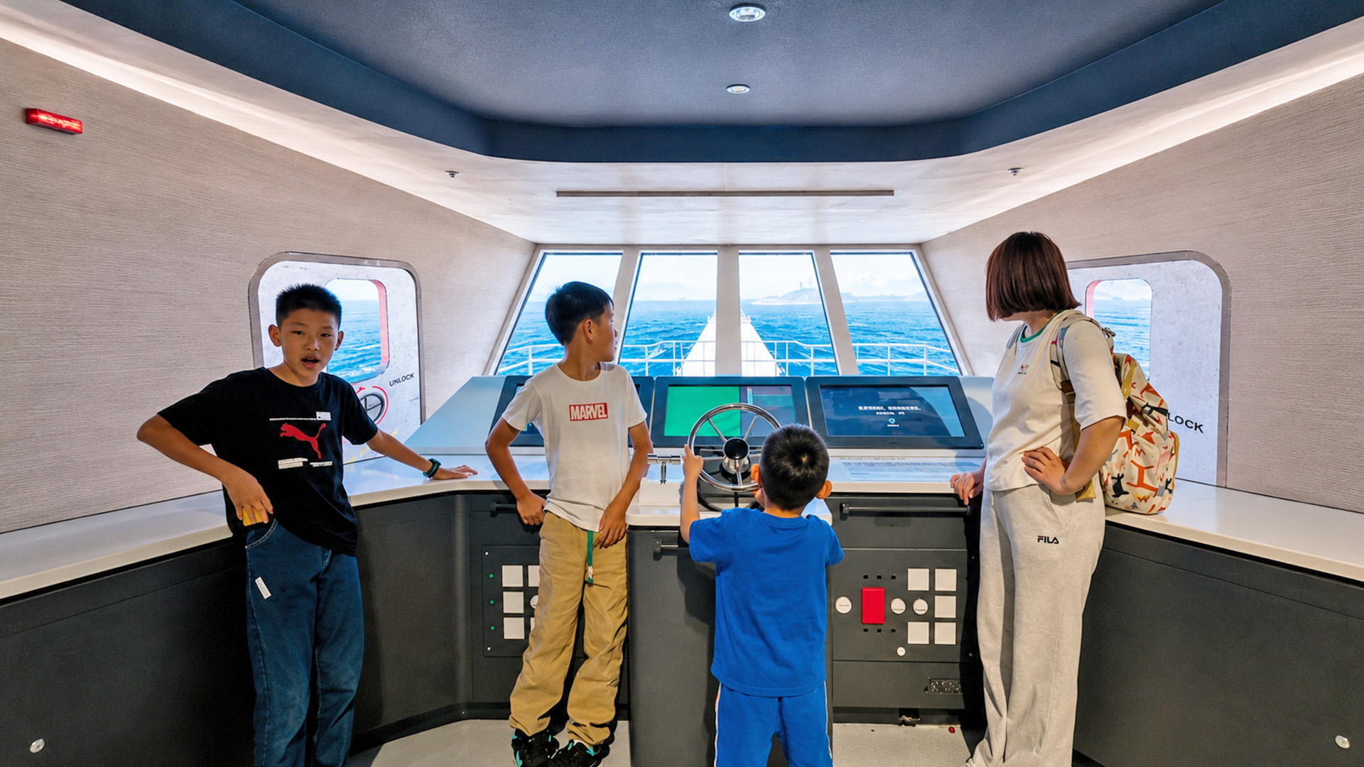 This interactive bridge exhibit turns ocean science into play