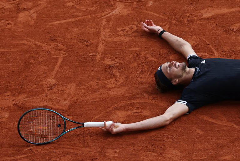Tennis - Zverev breaks down the wall to enter Grand Slam winners ...