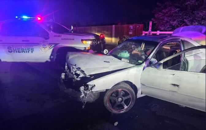 Suspect strikes patrol vehicle, injuring a deputy, law enforcement says