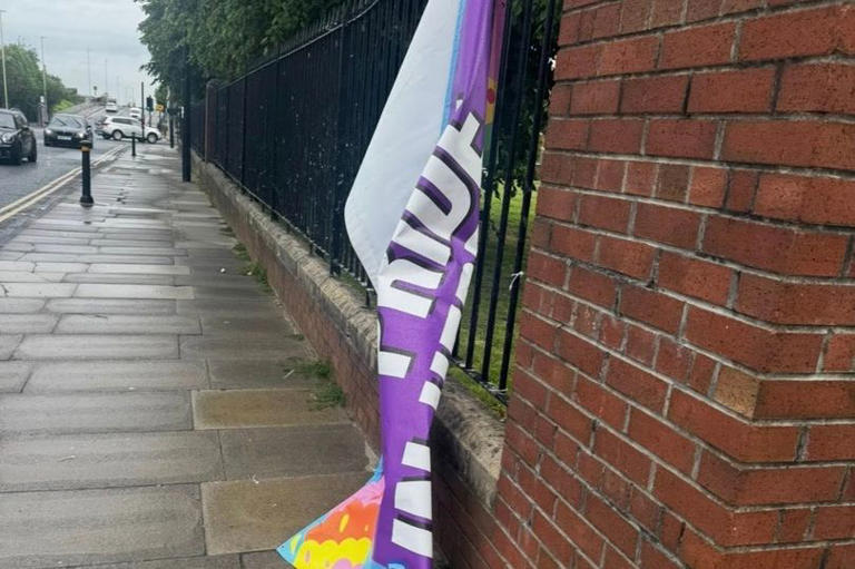 Pride volunteers subjected to 'disgraceful' abuse after banners torn ...