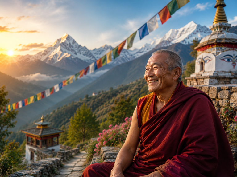 Tibetan proverb of the day: 'The secret to living well and longer is ...