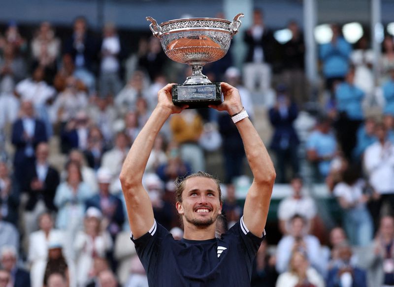 Tennis - Zverev breaks down the wall to enter Grand Slam winners ...