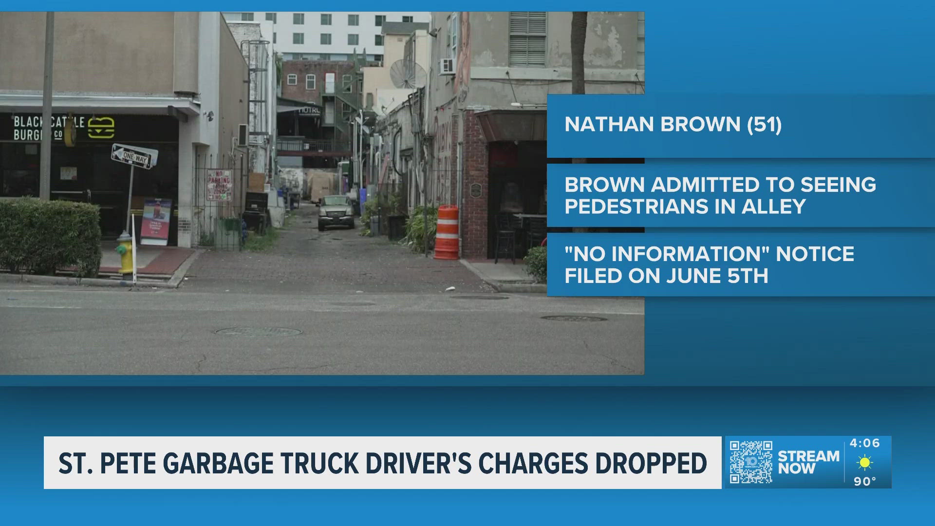 Charges dropped for St. Pete garbage truck driver accused of hitting ...