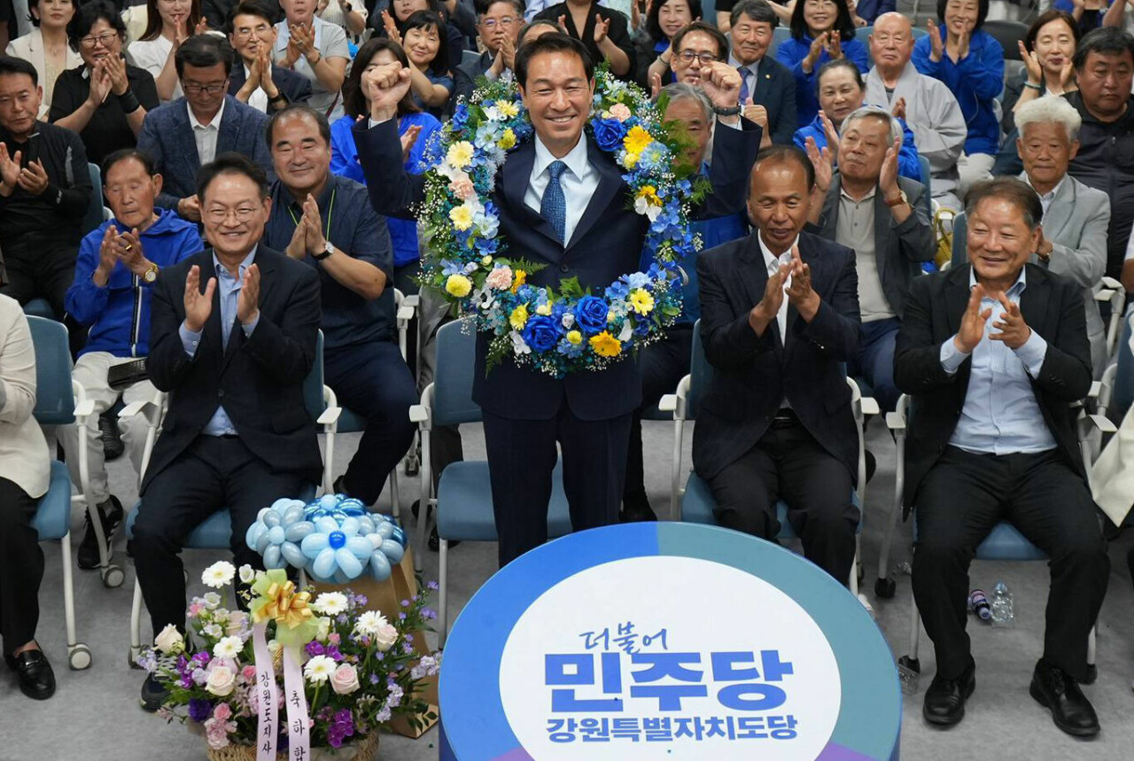 Gangwon governor-elect Woo Sang-ho outlines plans to attract younger ...