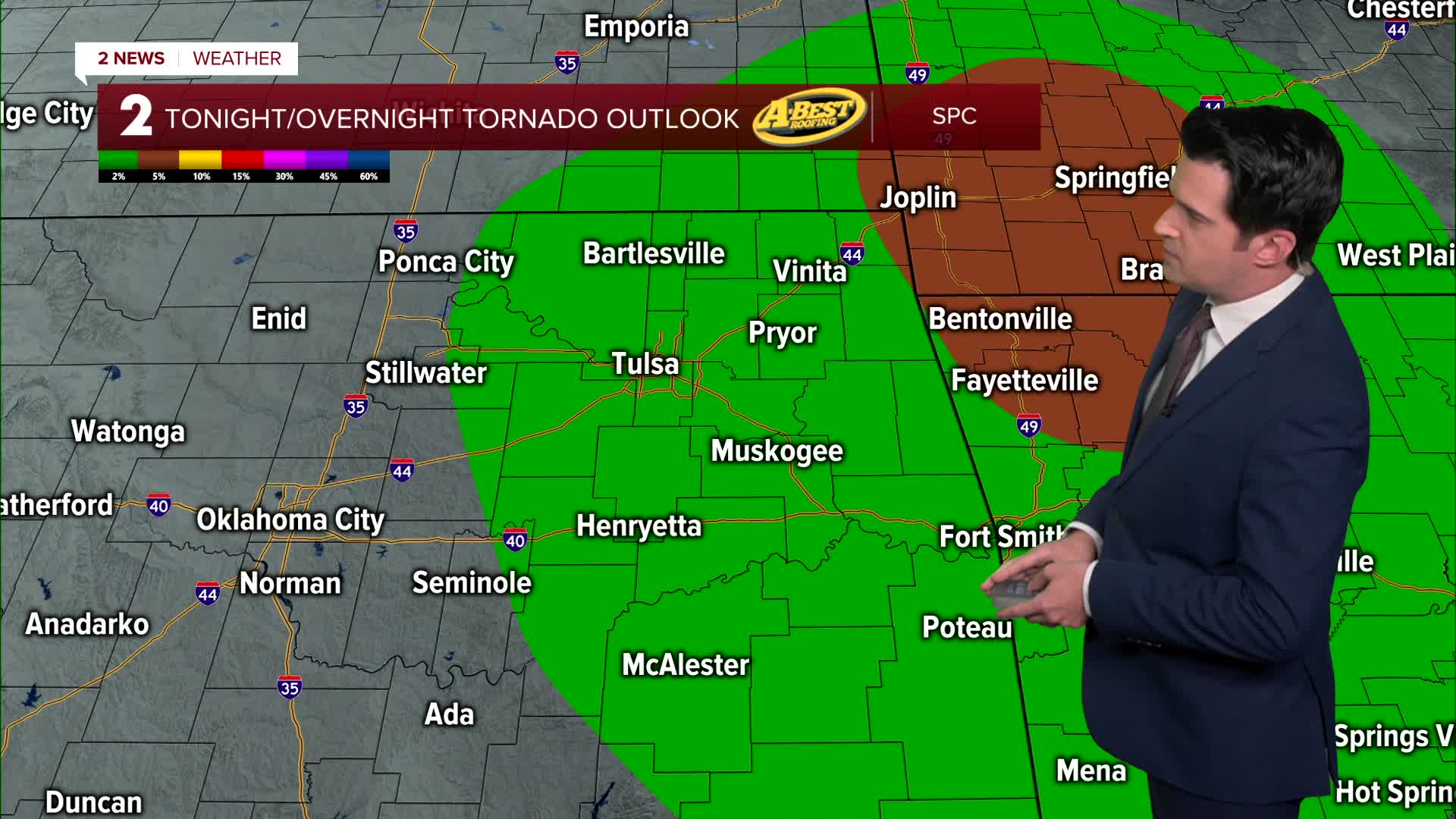 Risk for some strong to severe storms overnight
