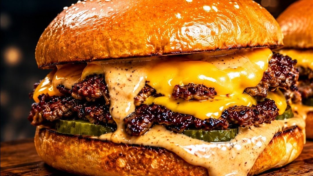 Juicy smashburger recipe