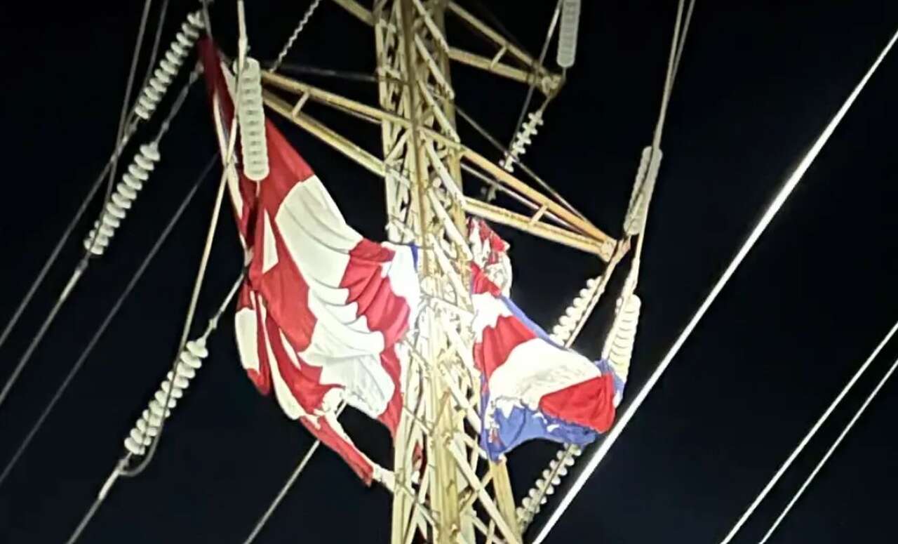 Storm-torn American flag caused thousands of power outages in Stamford ...
