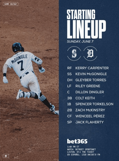 Mariners game preview #66, 6/7/26: SEA at DET