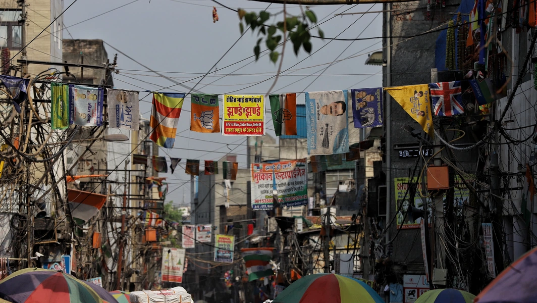 Delhi takes down 500 national flags after storm damage