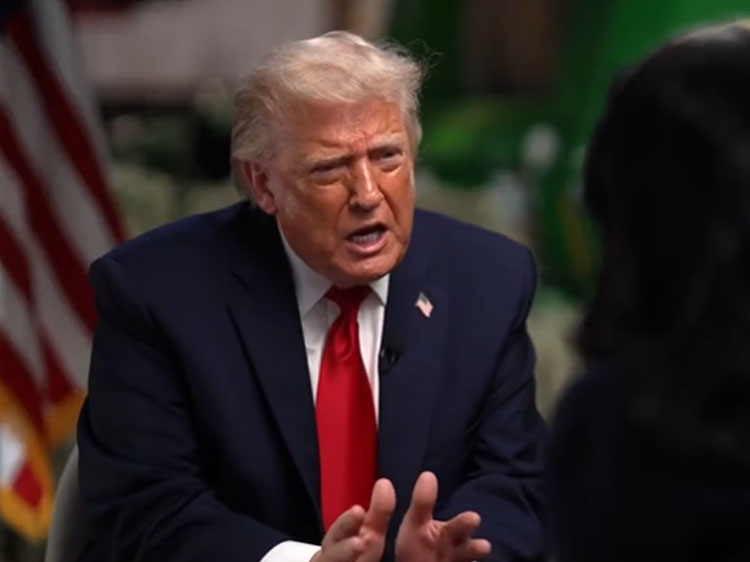 Trump walks off 'Meet the Press' interview: "You're either crooked or ...