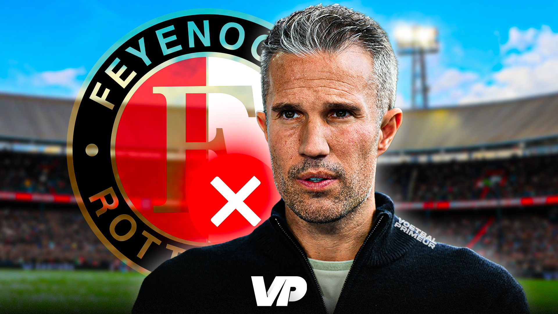 Feyenoord bevestigt vertrek van Persie: trainer per direct weg uit De Kuip