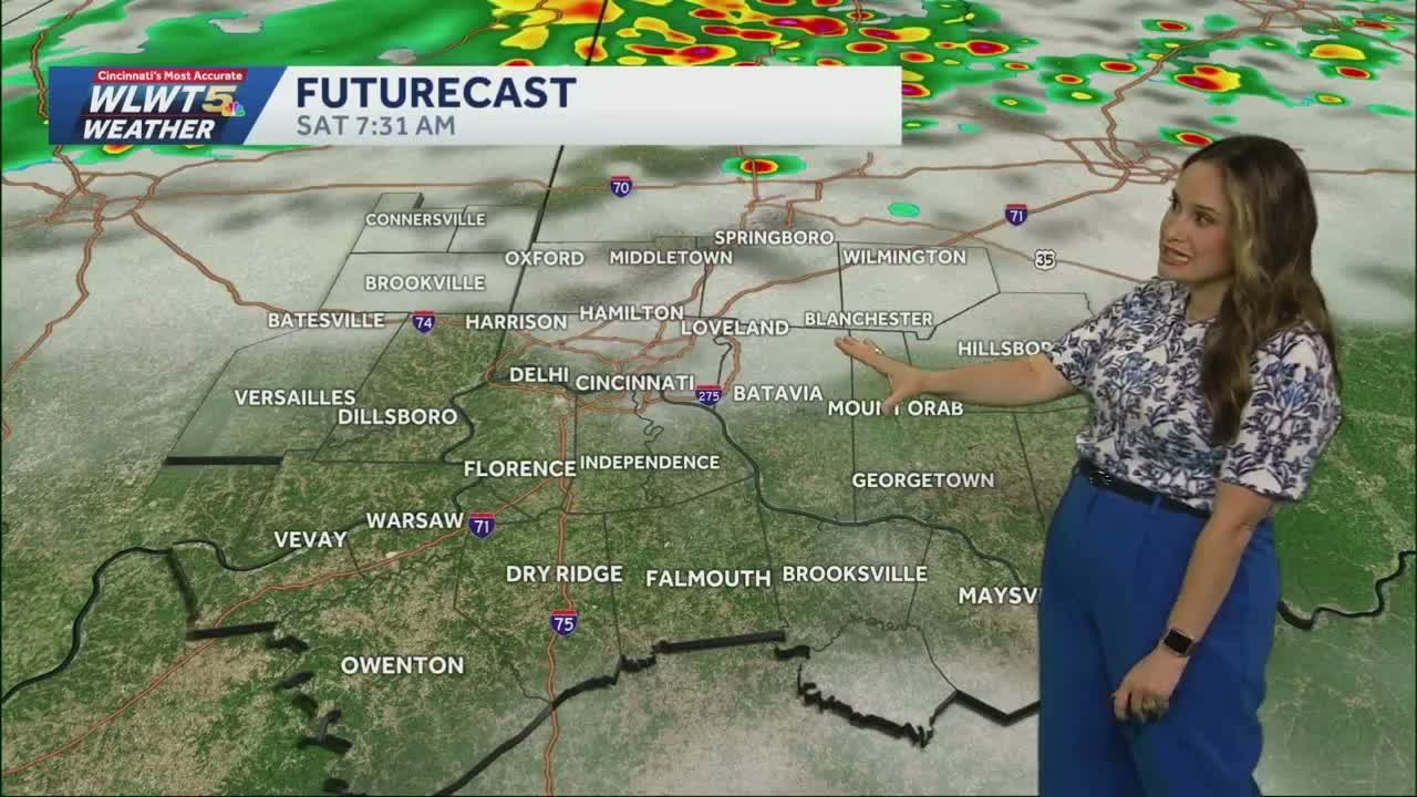 Weekend weather forecast for Cincinnati: Rain and storms expected