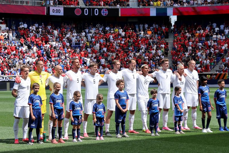 Soccer-Norway come from behind to draw with Morocco in World Cup warm-up