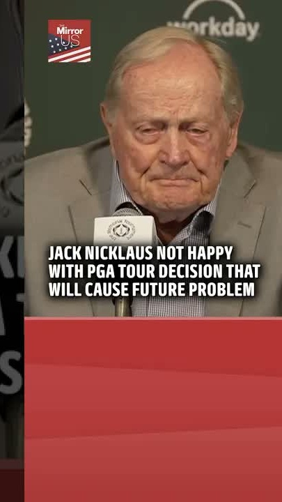 Jack Nicklaus expresses discontent with PGA Tour's future direction
