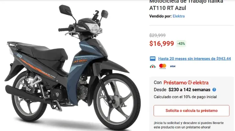 ¿Oferta en Elektra? Salinas Pliego compara una Italika de $16,999 con ...