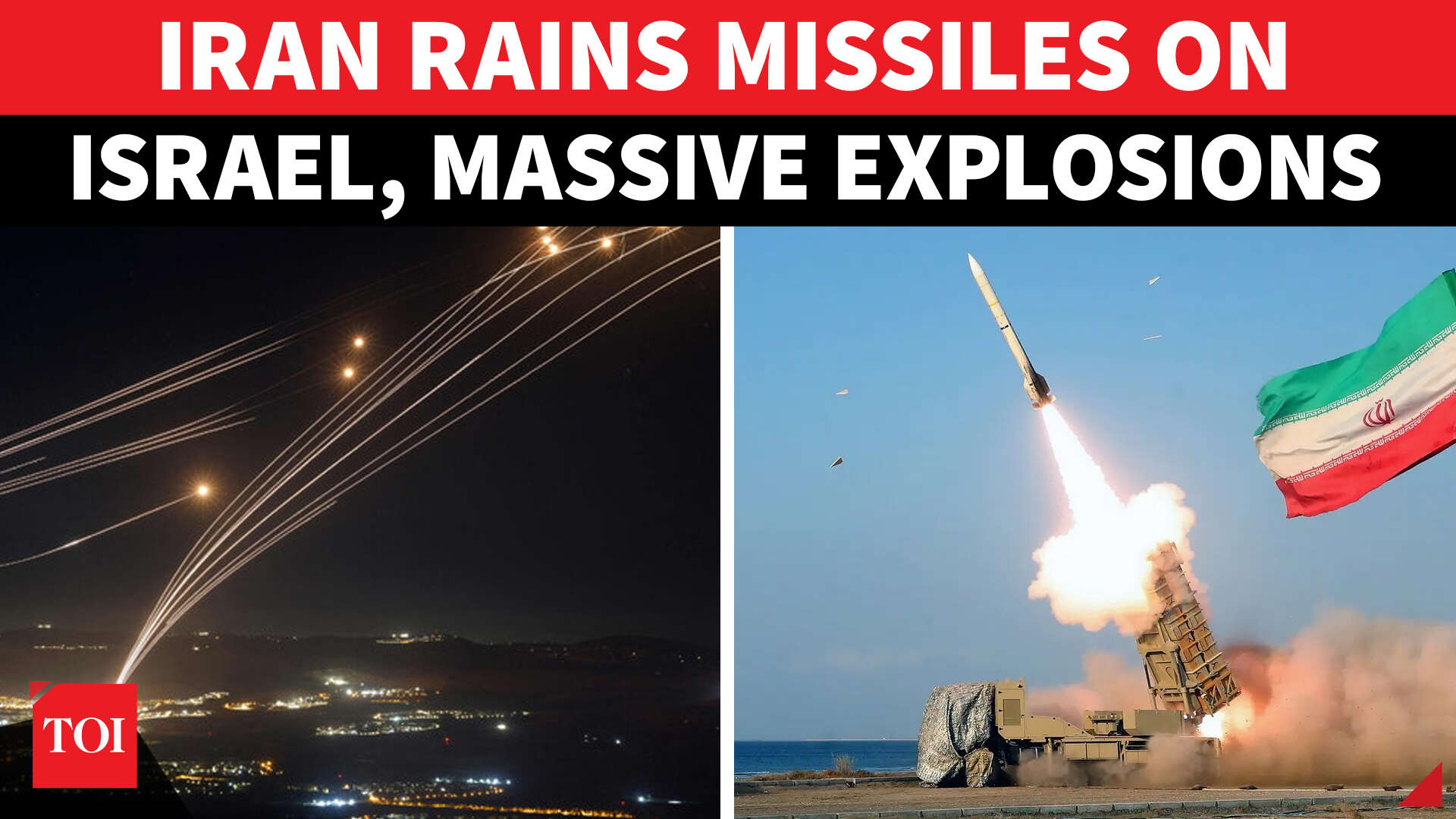 Breaking: Iran bombards Israel in fresh missile blitz; massive ...