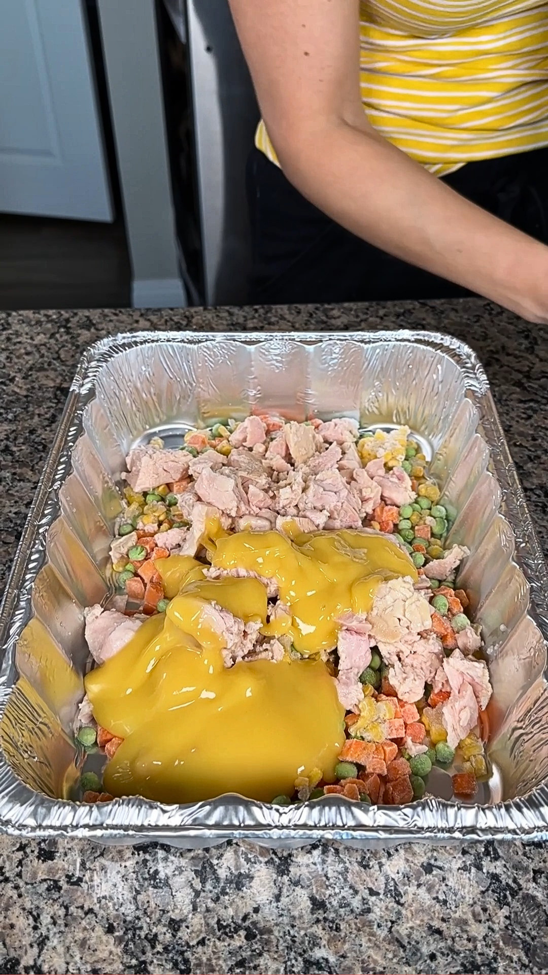 Chicken noodle casserole comfort recipe