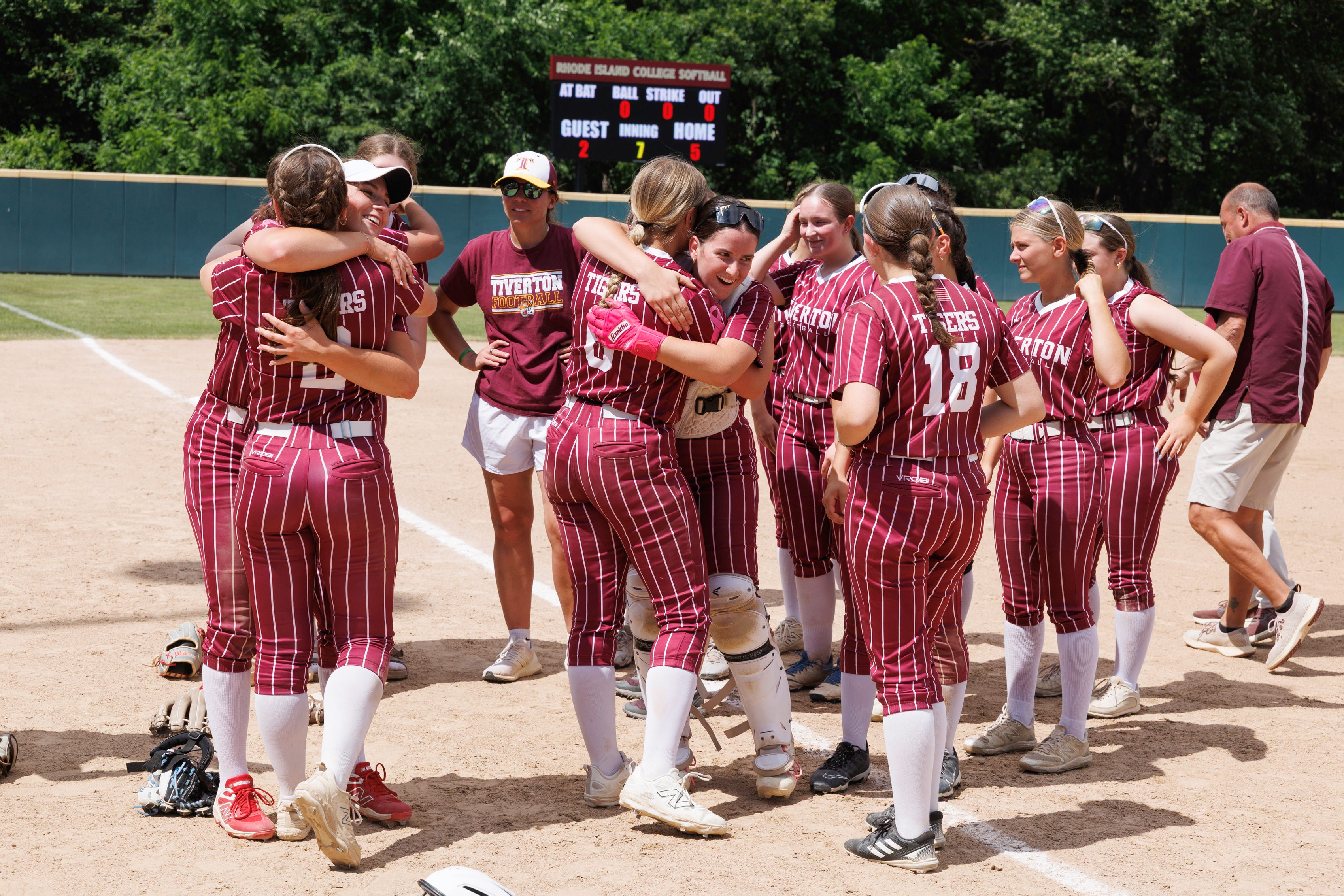 Tiverton softball captures second straight Division III championship