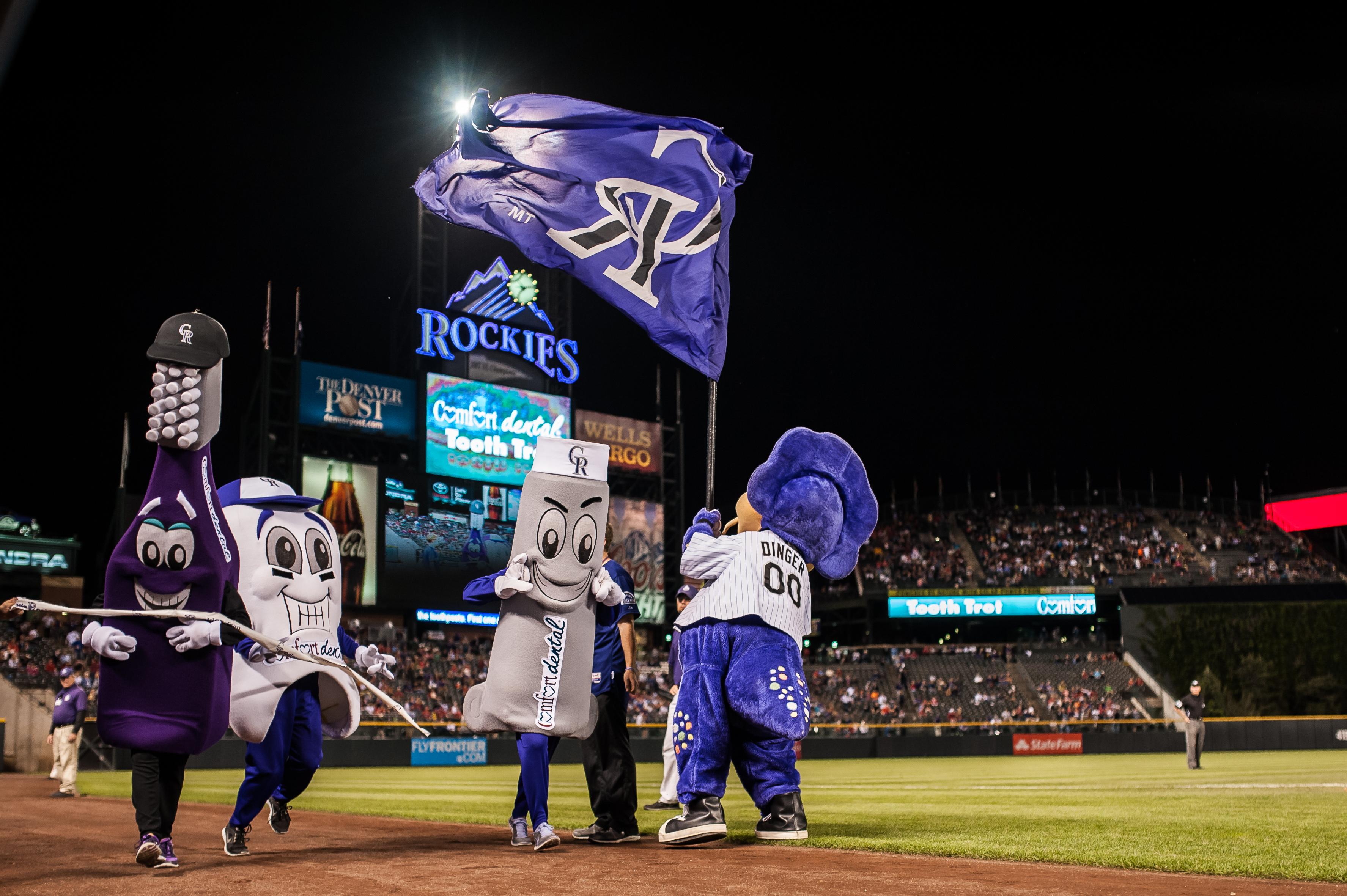 Purple Row after dark: Brainstorming a new nightly mascot race