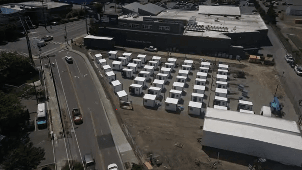 First new transitional shelter units under Seattle Mayor Katie Wilson ...