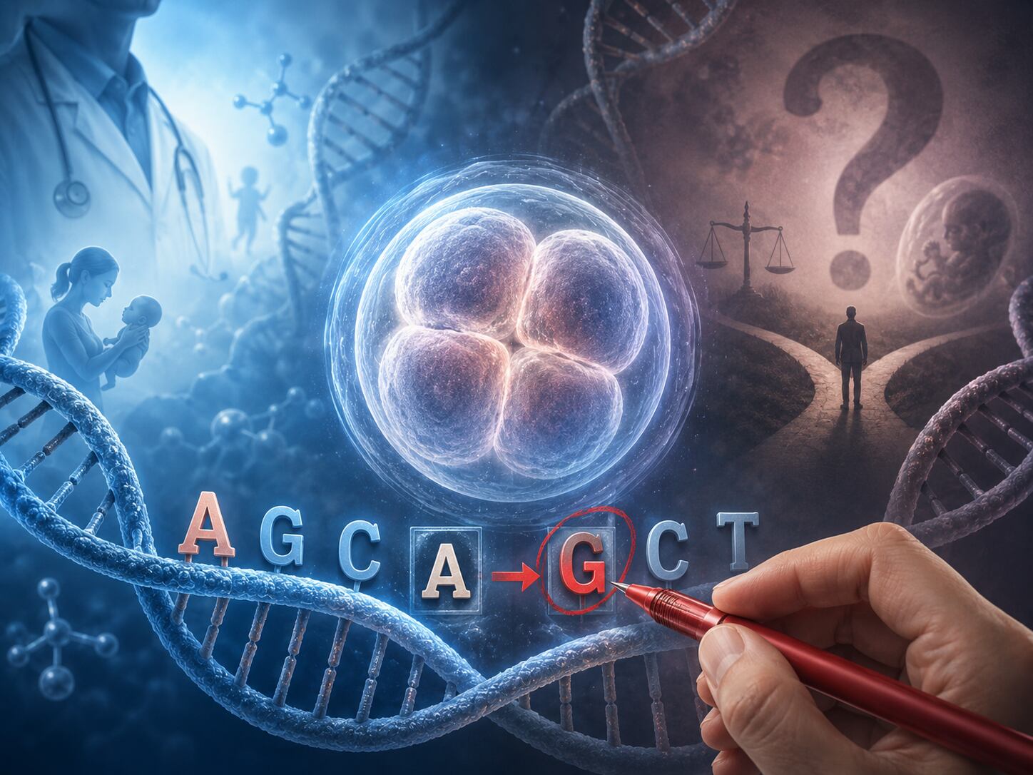 DNA 'typo' fixed in human embryos