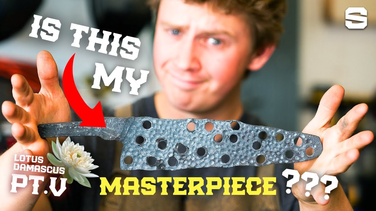 Shaping the ultimate Damascus knife!