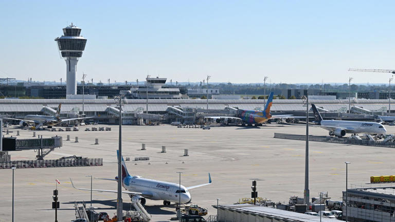 German airport resumes flights after evacuating control tower