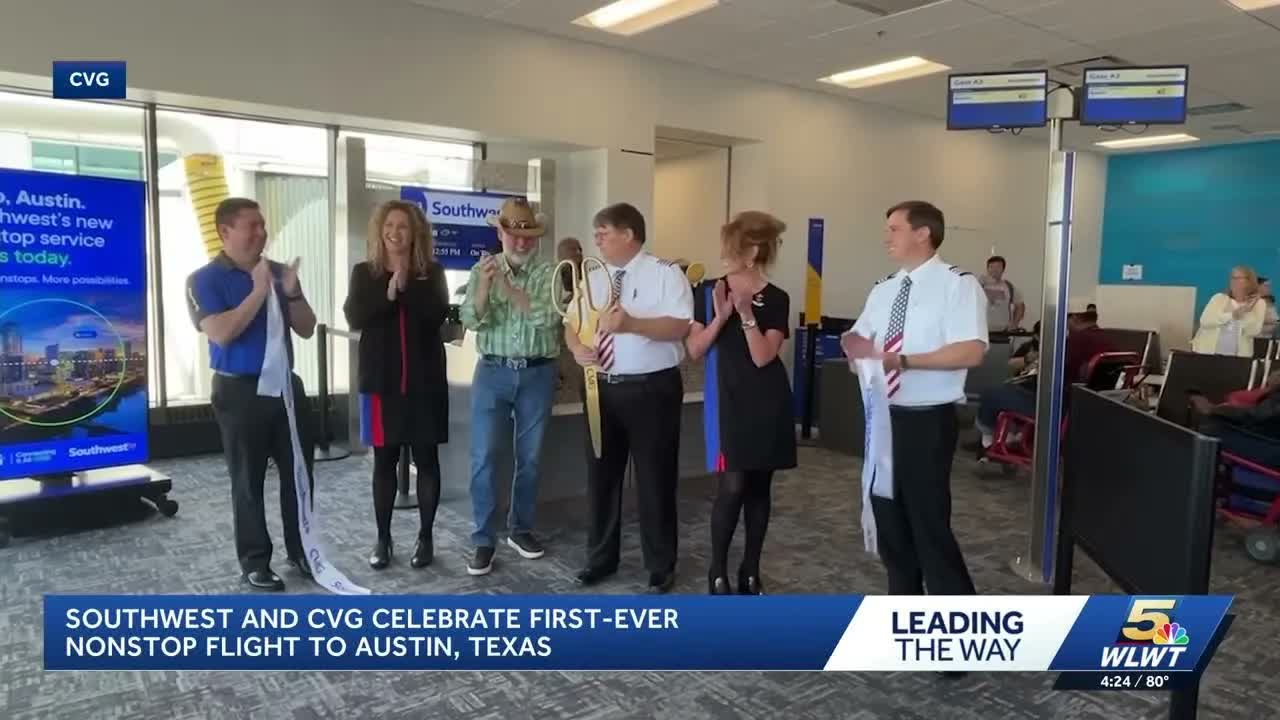 Southwest Airlines launches first nonstop flight from CVG to Austin