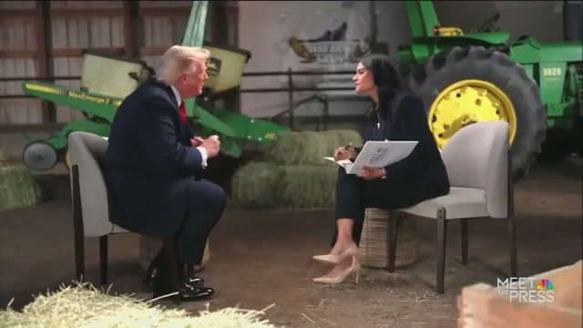 Trump storms out of interview with Meet the Press