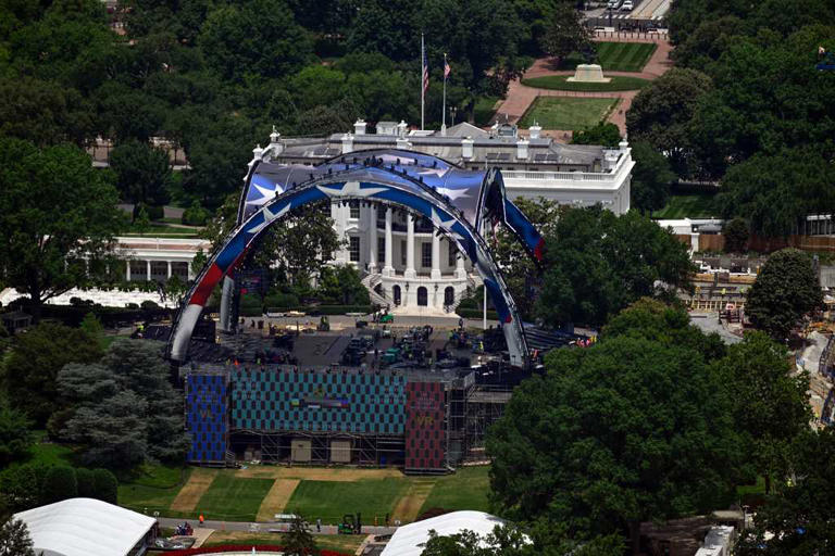 UFC 'Claw' venue revealed on White House South Lawn