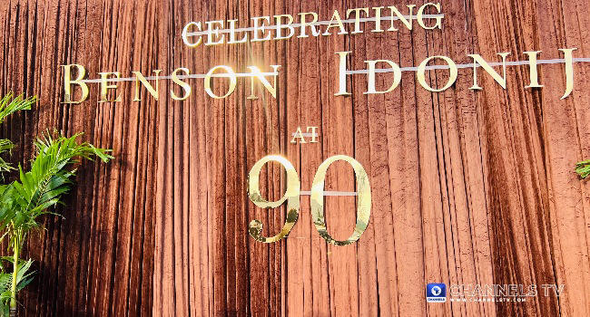 Photos: Burna Boy, family, friends celebrate granddad Pa Benson Idonije ...