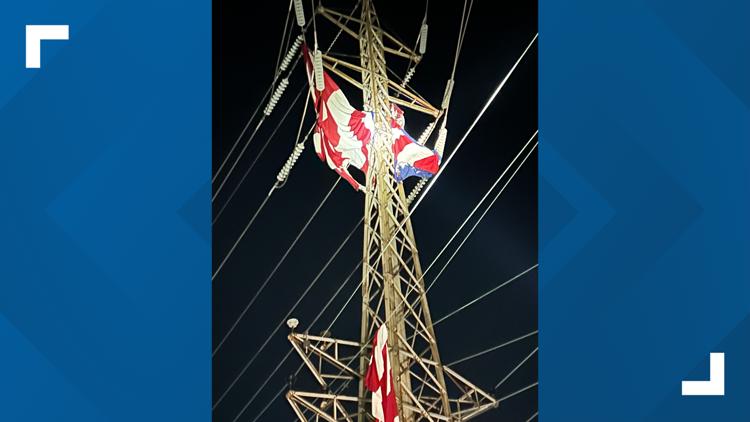 Thousands lose power after American flag flies into Stamford ...