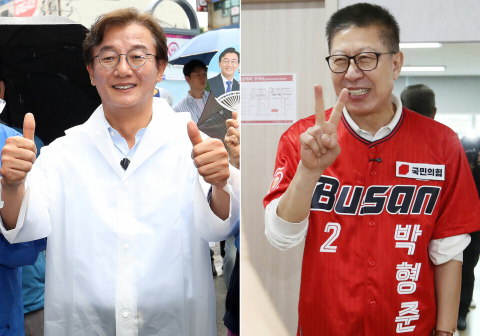 DP's Chun Jae-soo captures Busan mayoralty