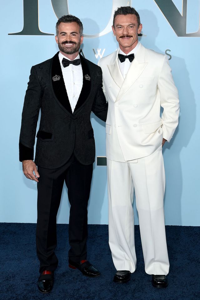 Luke Evans and partner Fran Tomas have red-hot date night in ...