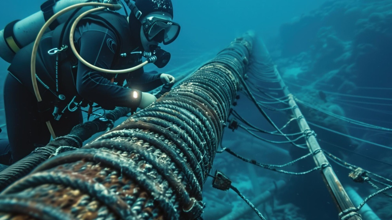 A single modern undersea cable can carry hundreds of terabits of ...