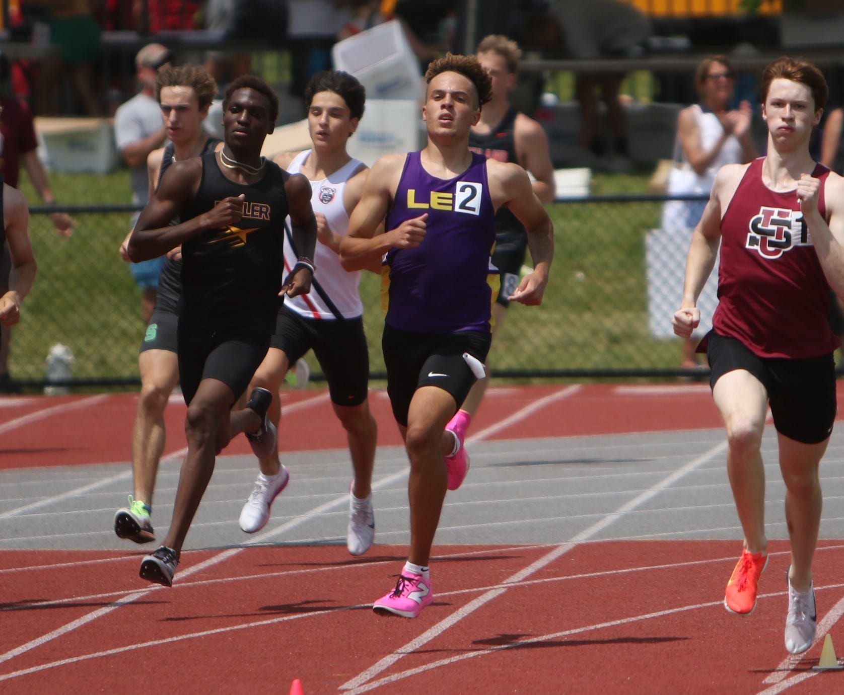 Lexington's Latrell Hughes repeats as 800-meter OHSAA state champion