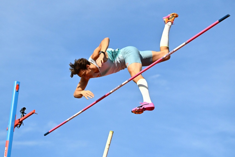 Marschall hands 'lucky' Duplantis first pole vault loss since 2023