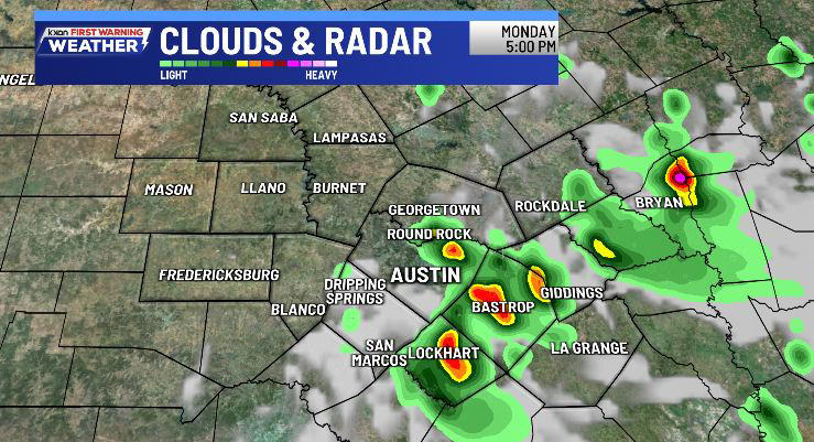 Hot & humid workweek, isolated downpours