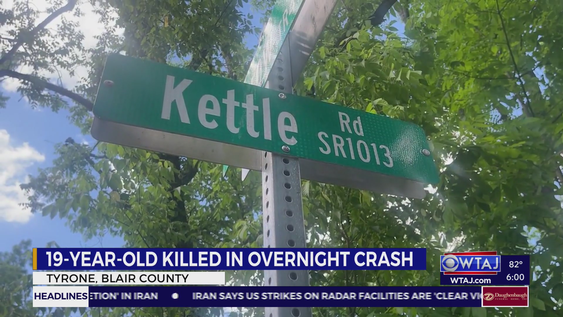 19-year-old dies in overnight Blair County crash