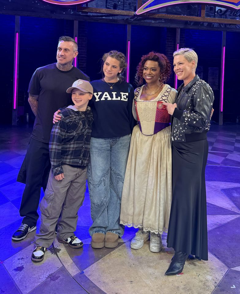 Pink has rare red carpet date night with husband Carey Hart and ...