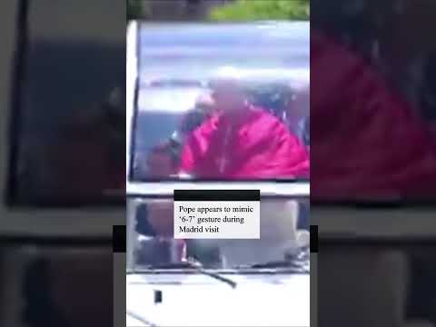 Pope Leo XIV has gone viral after appearing to mimic the internet ...
