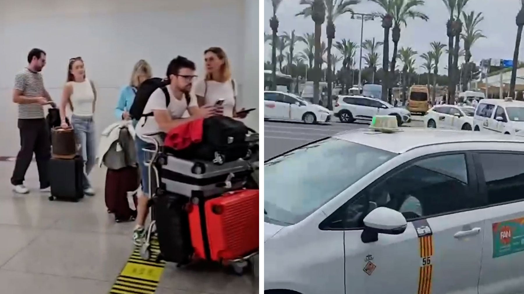 Colapso y caos en el aeropuerto de Palma: colas interminables para ...